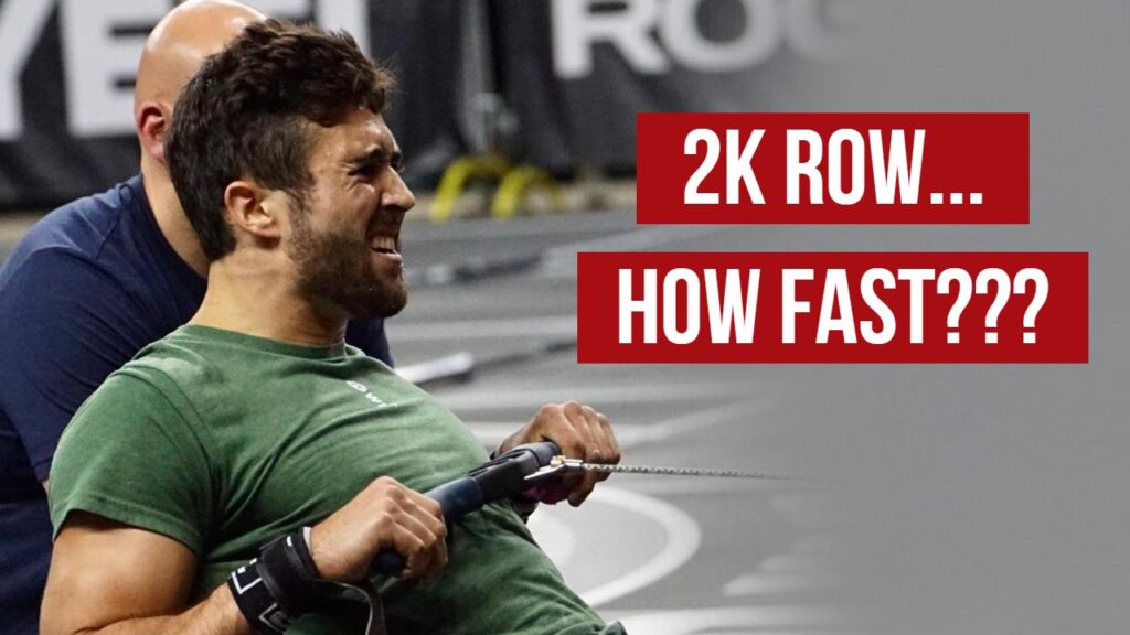 James Sprague Talks About His 2k Row Time Trial