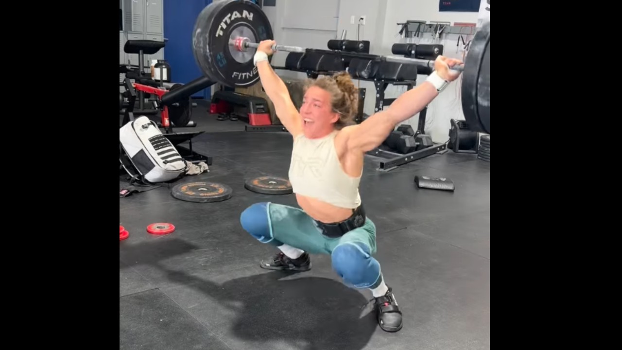 Alex Gazan Hits PR with Elusive 200# Snatch